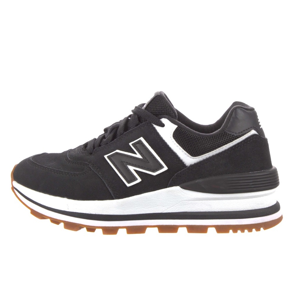 New Balance Suede Leather Low Top Platform Sneakers - Gem